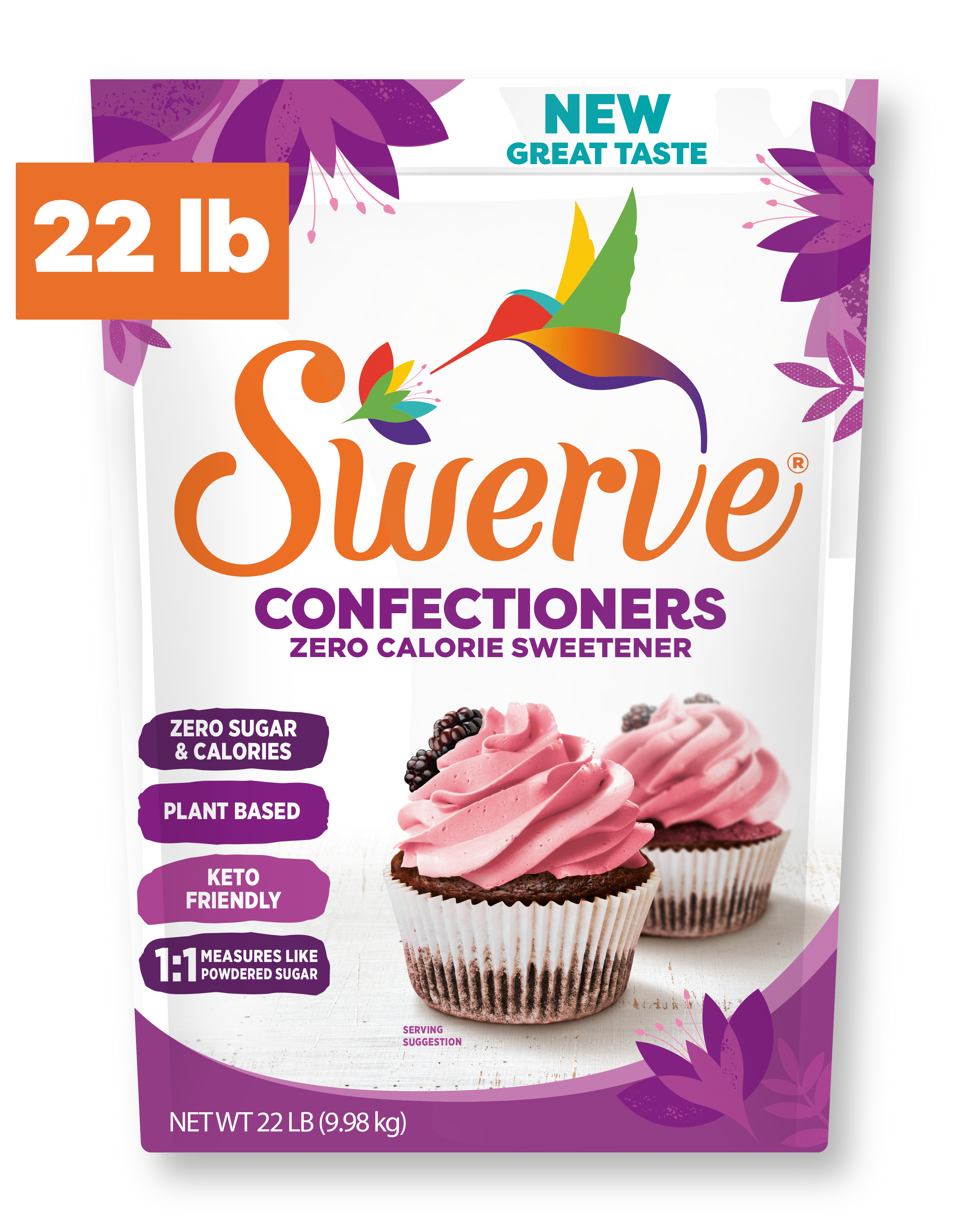 Swerve Confectioners, Bulk 22lb Bag – Whole Earth Brands